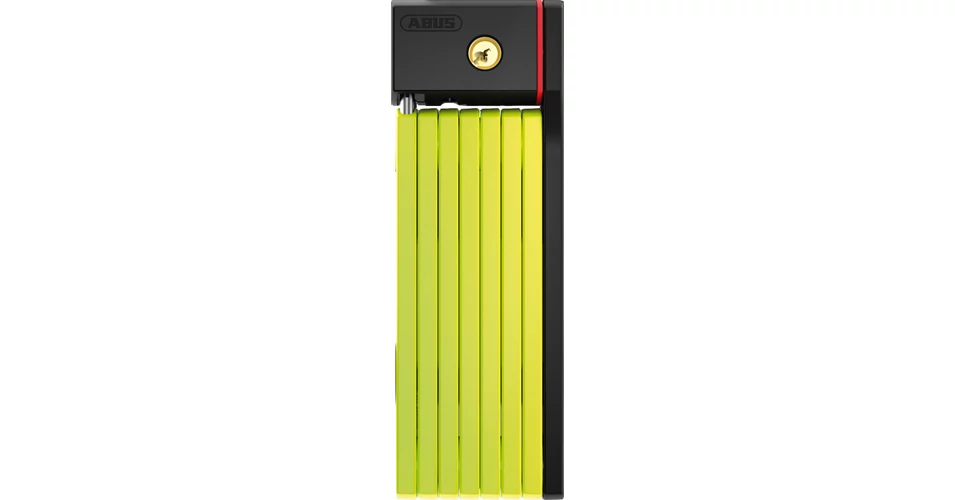 ABUS hajtogatható lakat uGrip BORDO Big 5700/100, SH tartóval, lime ...